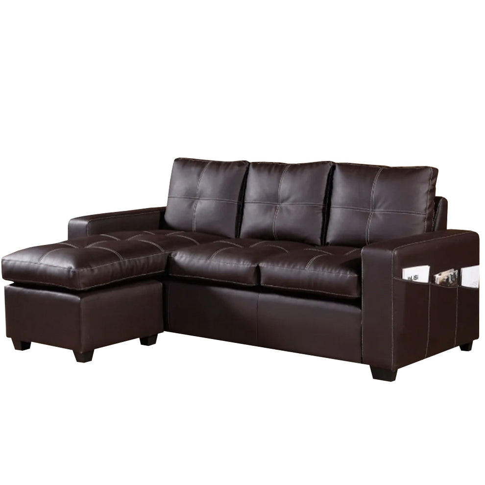 SOFÁ CHESE LONG CHOCOLATE NEGRO – Acuben Home